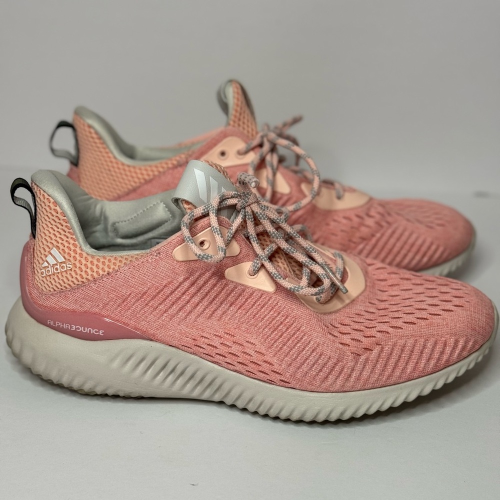 Adidas Alphabounce Pink Running Shoe Sneakers Bw1206 … - Gem
